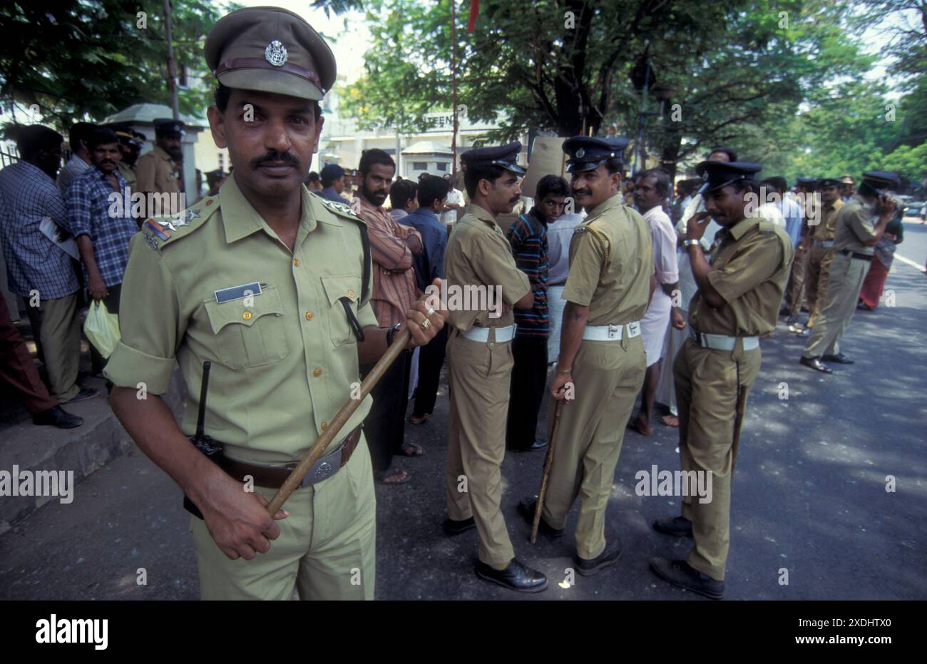 Indian police hi-res stock photography and images - Alamy
