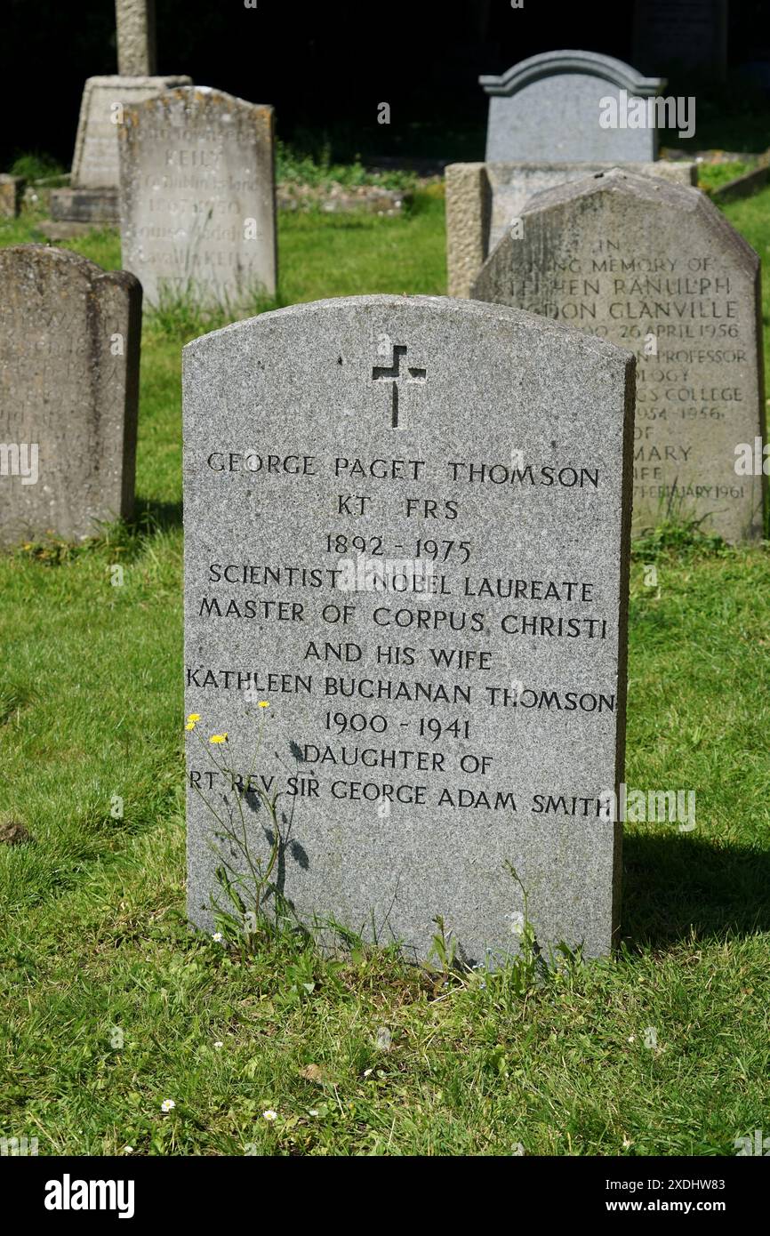 The grave of the Nobel Prize winning scientist, Sir George Paget ...