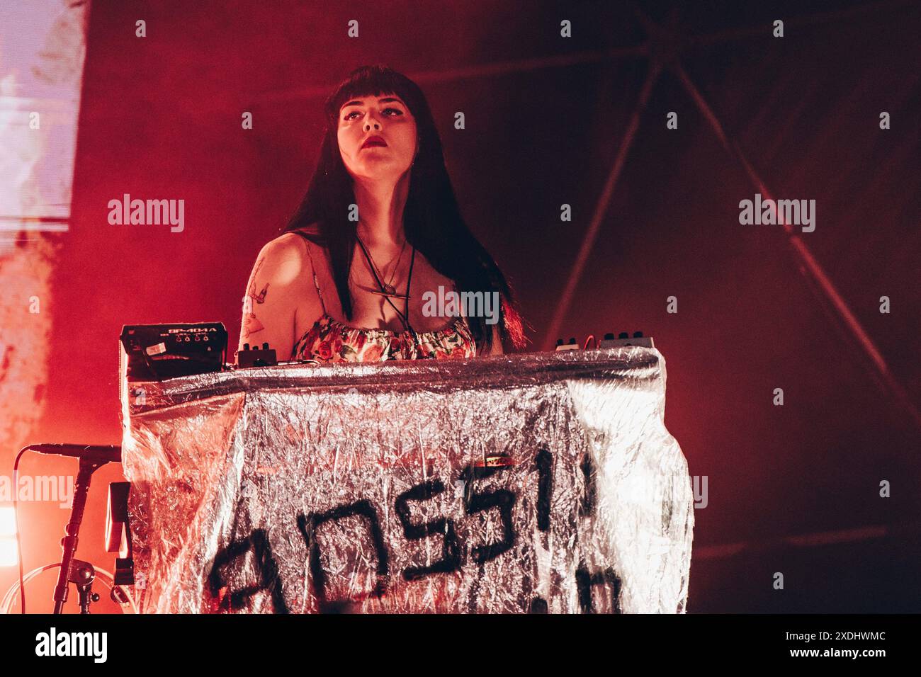 Rome, Italy. 22nd June, 2024. The musician Bijoux Cone performs on ...