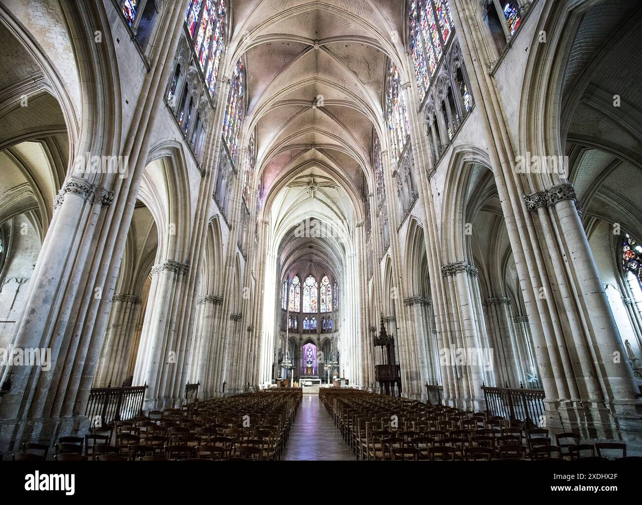 French stained glass Stock Photo - Alamy