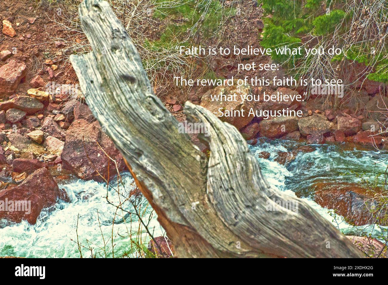 Scenery with quotes Stock Photo - Alamy