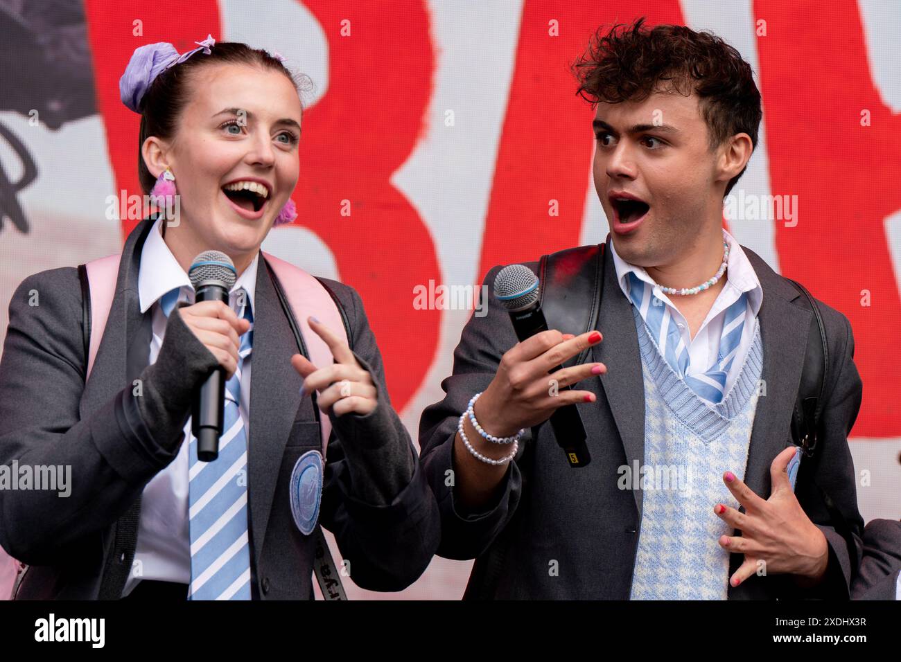 The Cast of Babies Musical live on stage in costume at West End ...