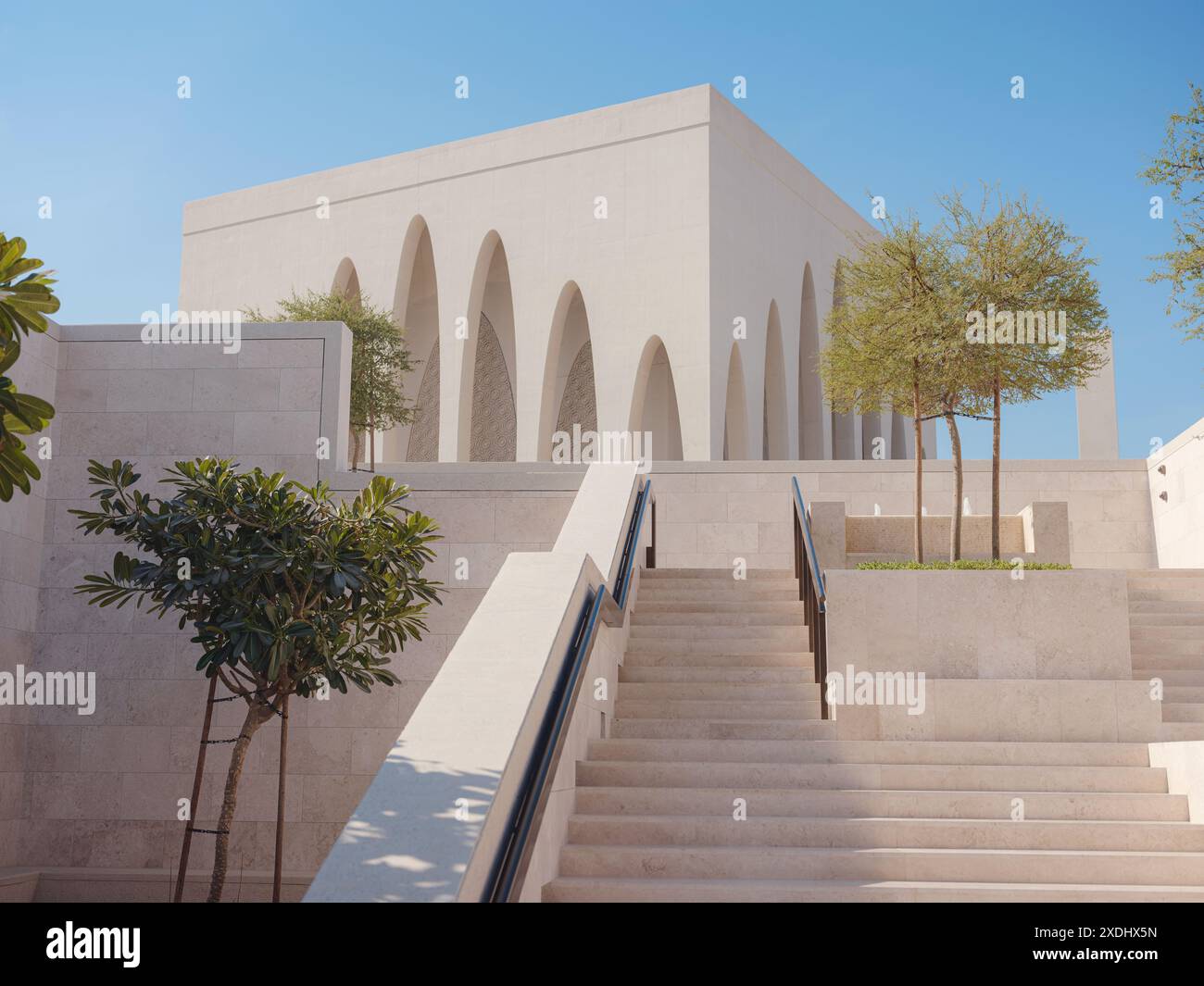 Abu Dhabi, United Arab Emirates - January 13 2024 : The Mosque at the ...