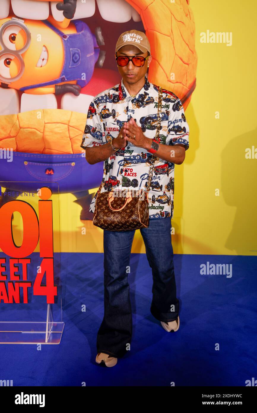Pharrell Williams poses for photographers at the photo call for the ...