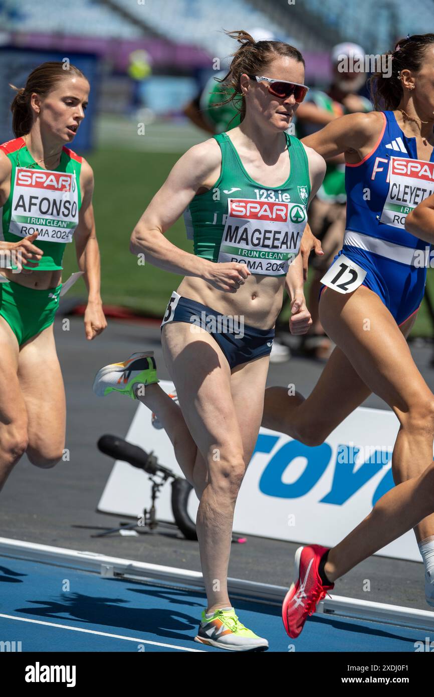 Ciara Mageean of Ireland competing in heat one of the womens 1500m at ...