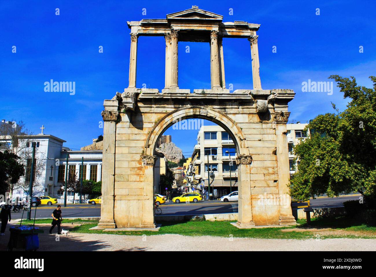 Greek triumphal arch tower hi-res stock photography and images - Alamy