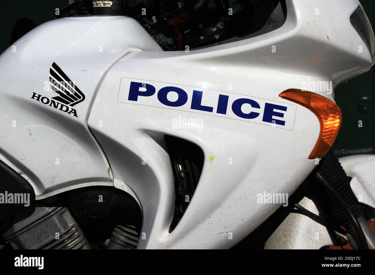 Greek police bike hi-res stock photography and images - Alamy