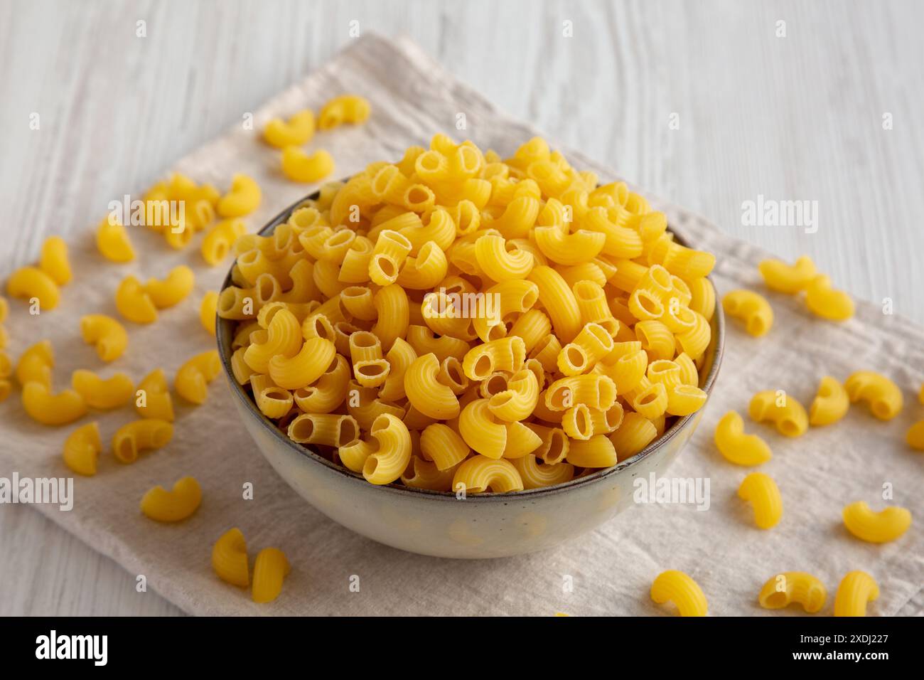 Raw Organic Dry Chifferi Rigati Pasta Ready to Cook Stock Photo - Alamy