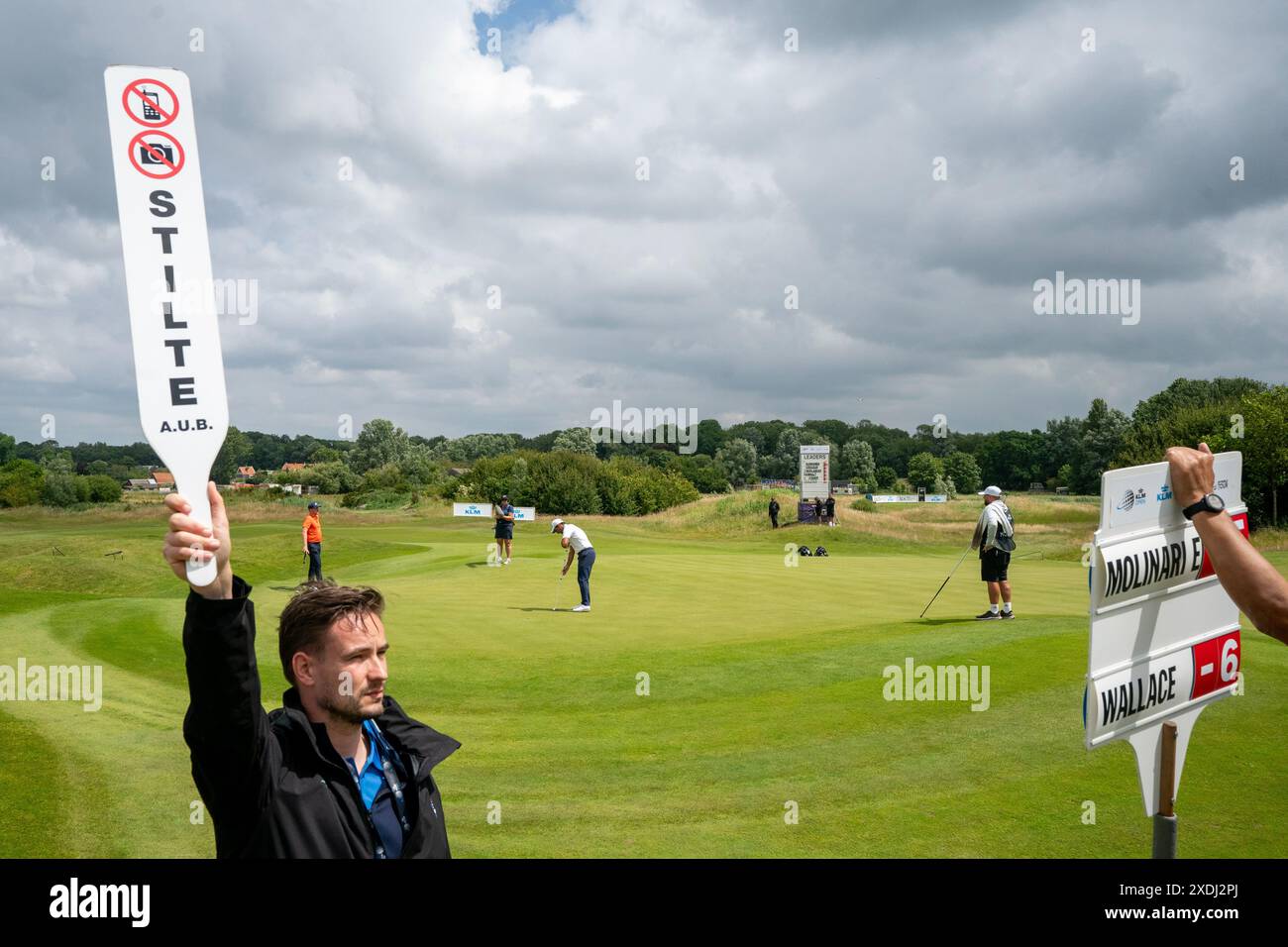 AMSTERDAM, THE NETHERLANDS - JUNE 22: Edoardo Molinari of Italy during ...