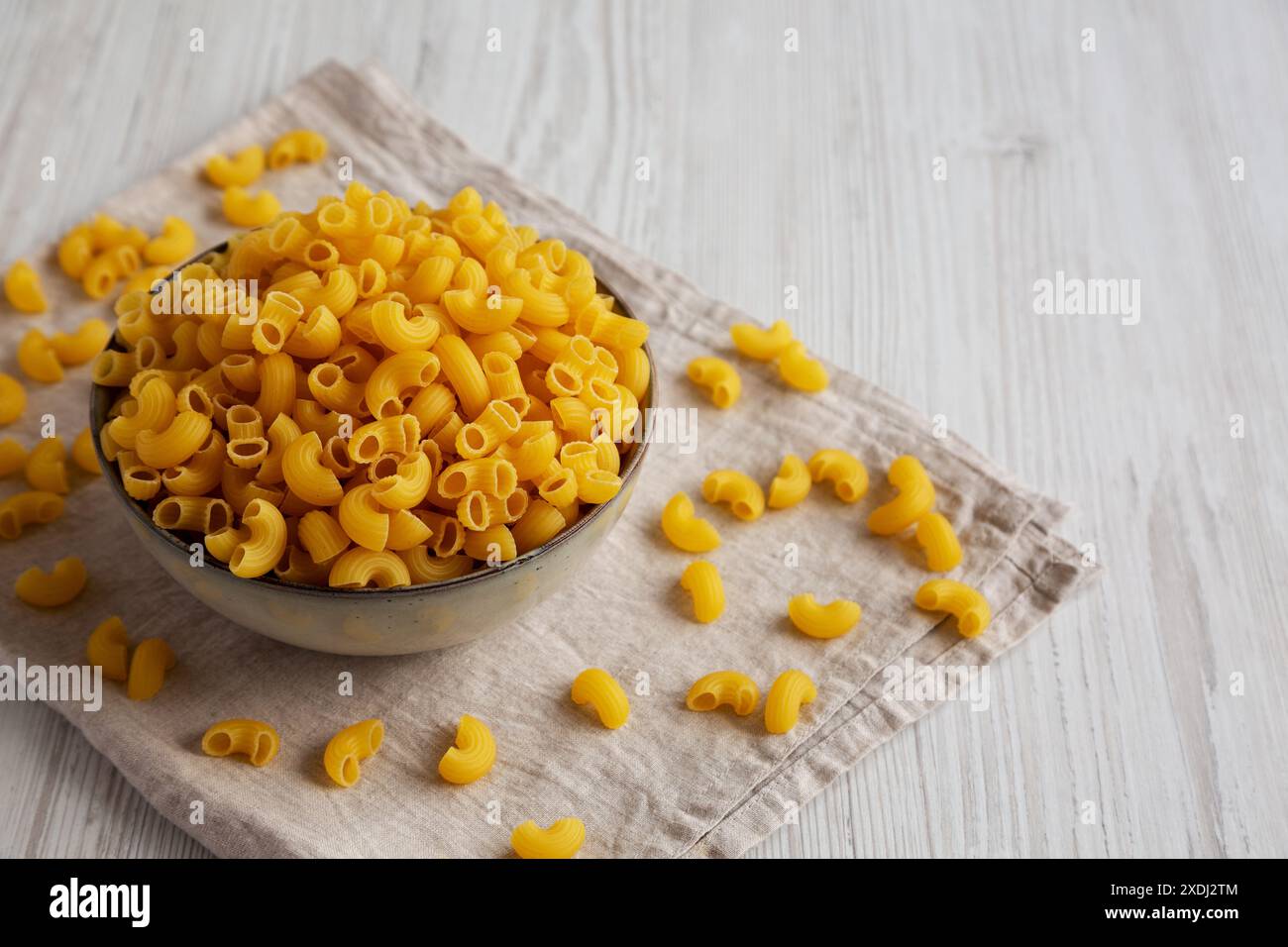 Raw Organic Dry Chifferi Rigati Pasta Ready to Cook Stock Photo - Alamy