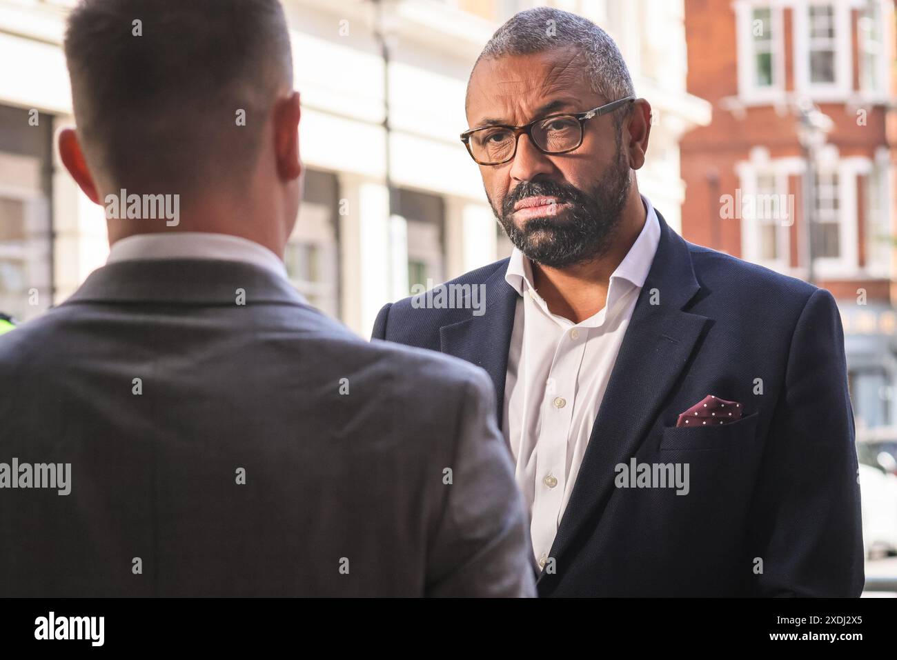 London, UK. 23rd June, 2024. James Cleverly, Home Secretary, British ...