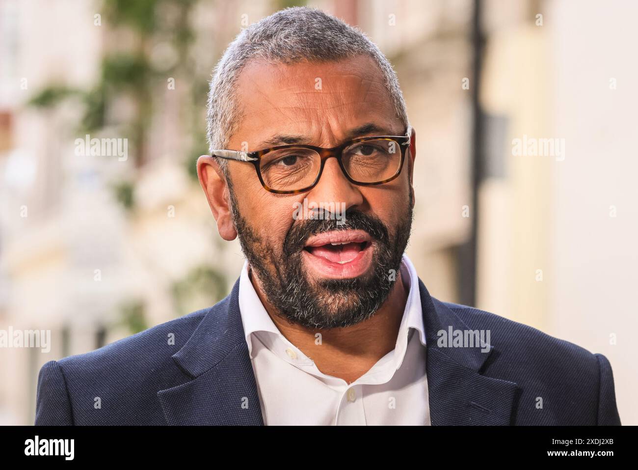 London, UK. 23rd June, 2024. James Cleverly, Home Secretary, British ...