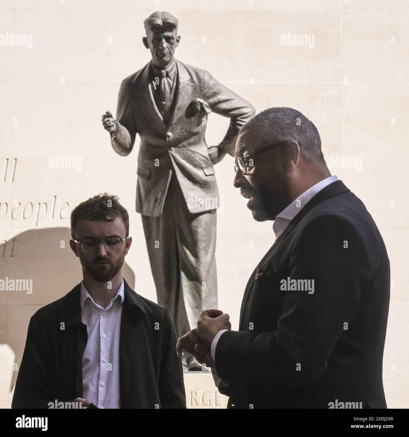 London, UK. 23rd June, 2024. James Cleverly, Home Secretary, British ...