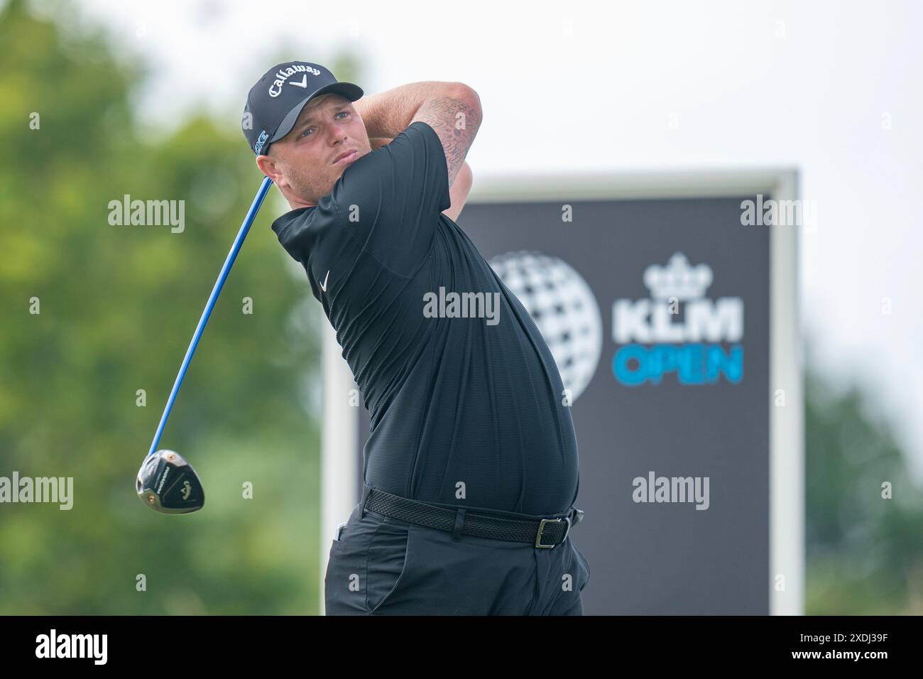 AMSTERDAM, THE NETHERLANDS - JUNE 22: Callum Shinkwin of England during the Day 3, KLM Open 2024 ...