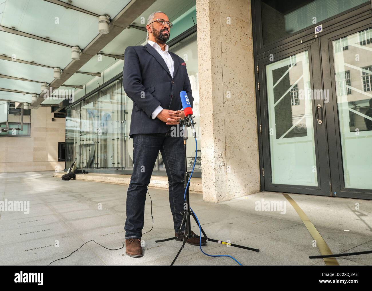 London, UK. 23rd June, 2024. James Cleverly, Home Secretary, British ...