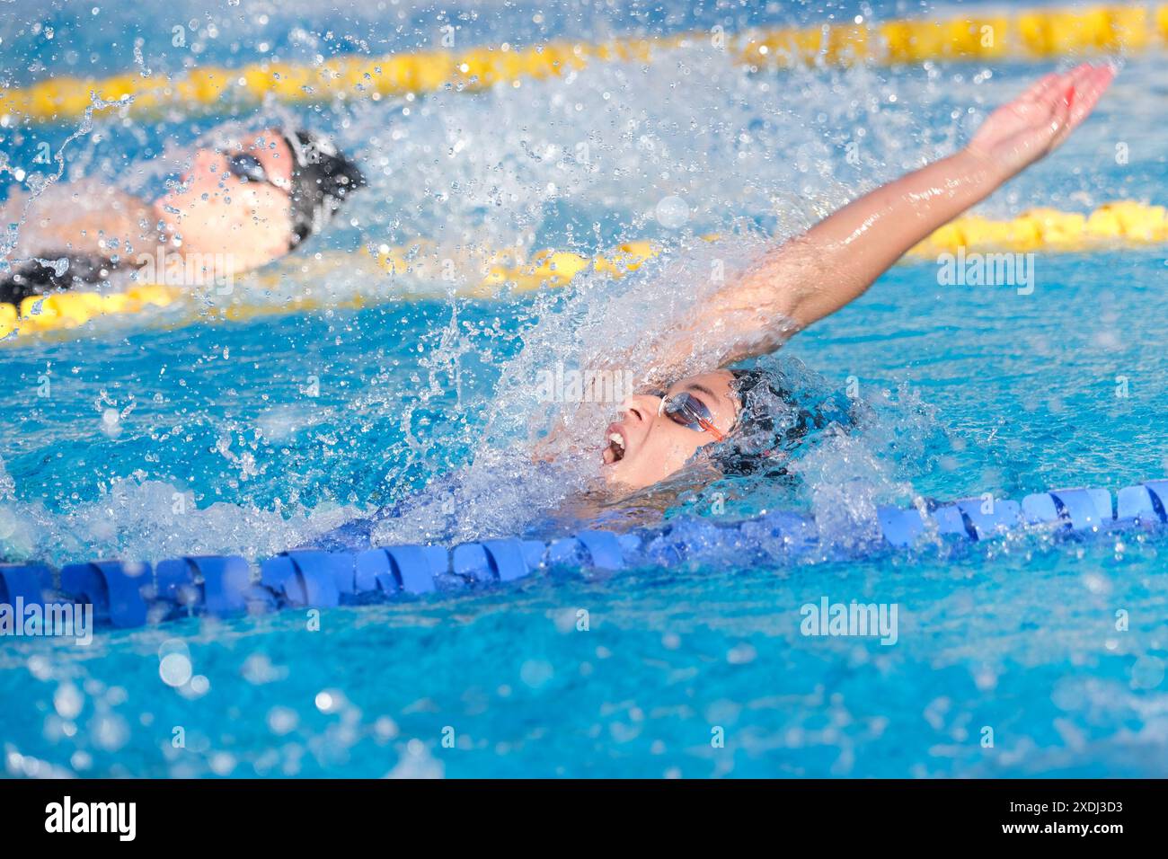 Final women 100m backstroke hi-res stock photography and images - Alamy
