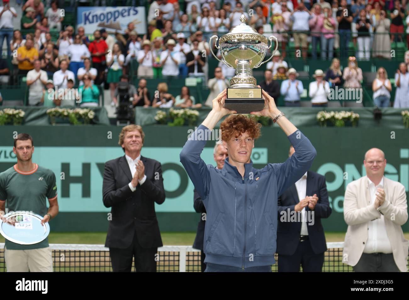 Jannik sinner trophy hi-res stock photography and images - Alamy