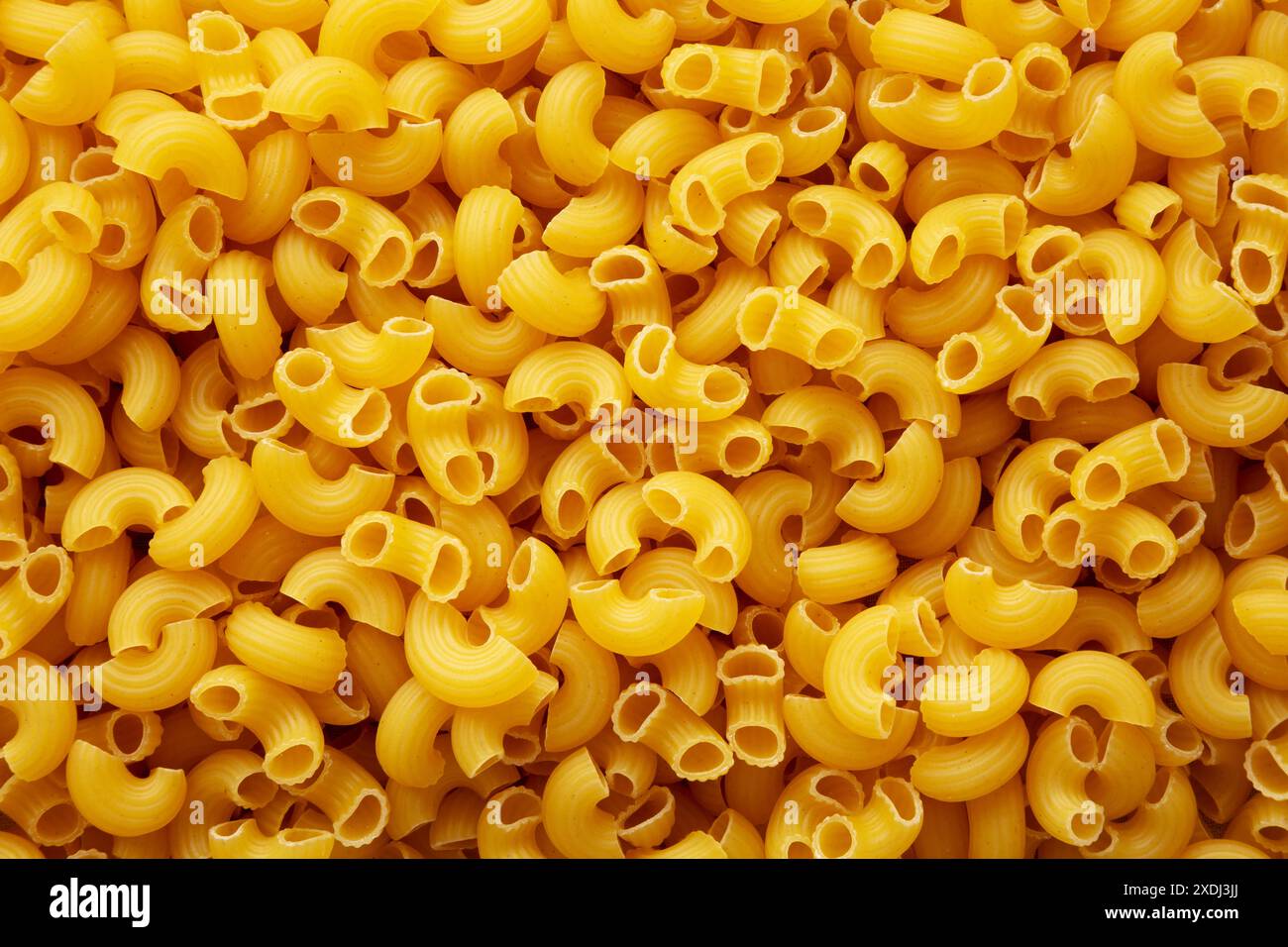 Raw Organic Dry Chifferi Rigati Pasta Ready to Cook Stock Photo - Alamy