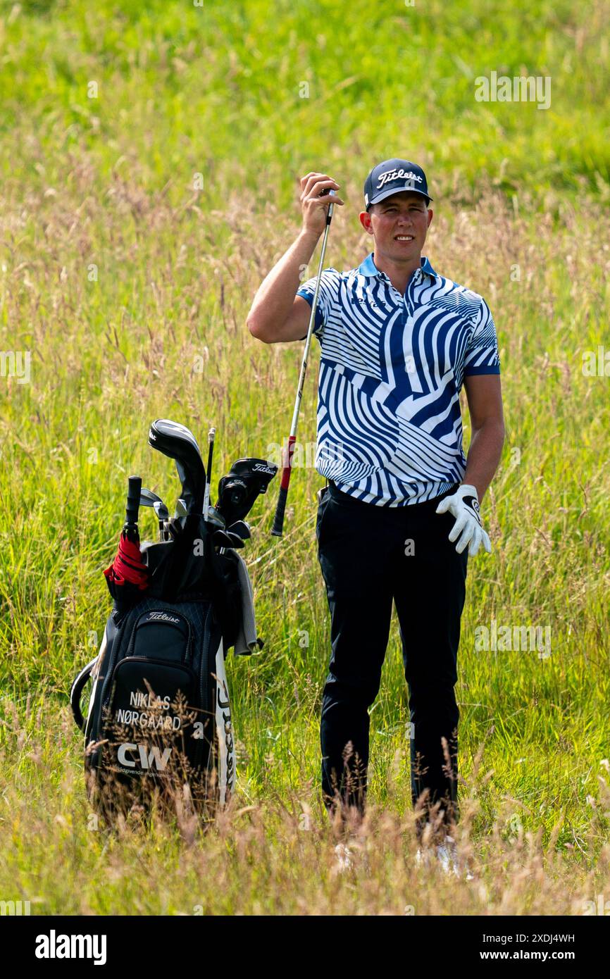 AMSTERDAM, THE NETHERLANDS - JUNE 20: Niklas Norgaard of Denmark during ...