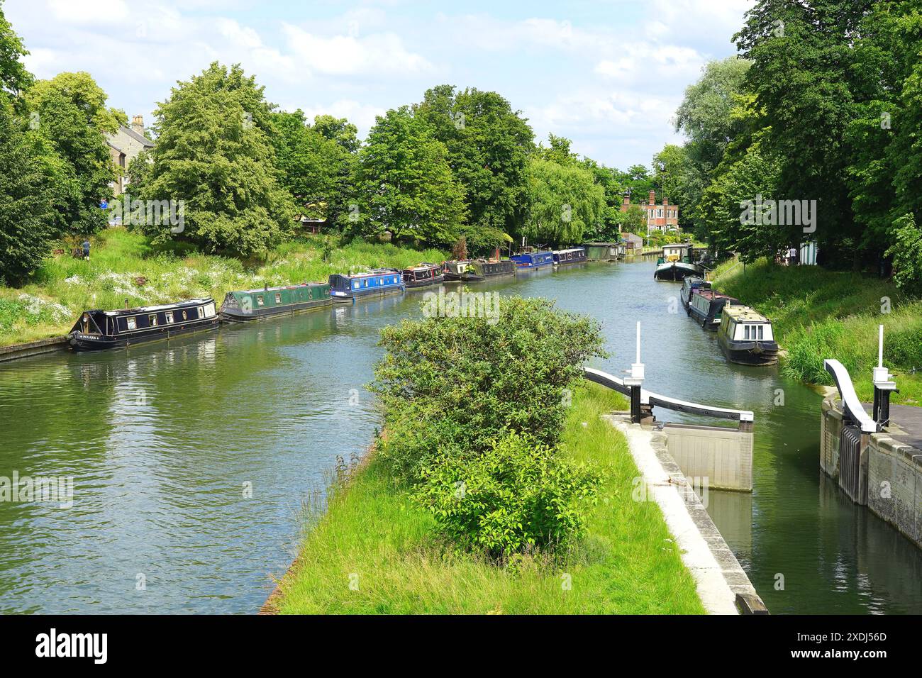 Jesus Lock at Cambridge Stock Photo - Alamy