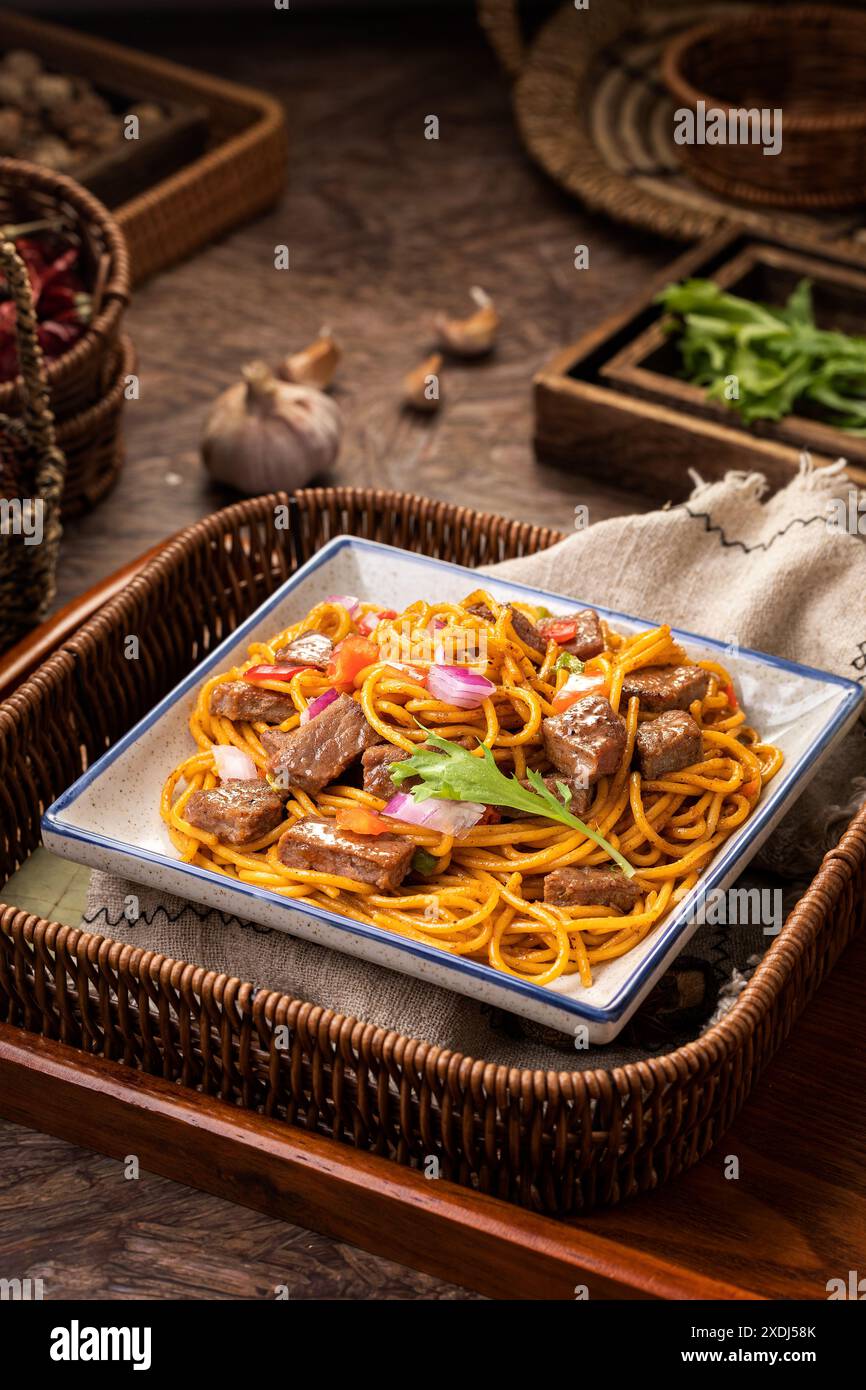 Delicious Chinese food Stock Photo - Alamy