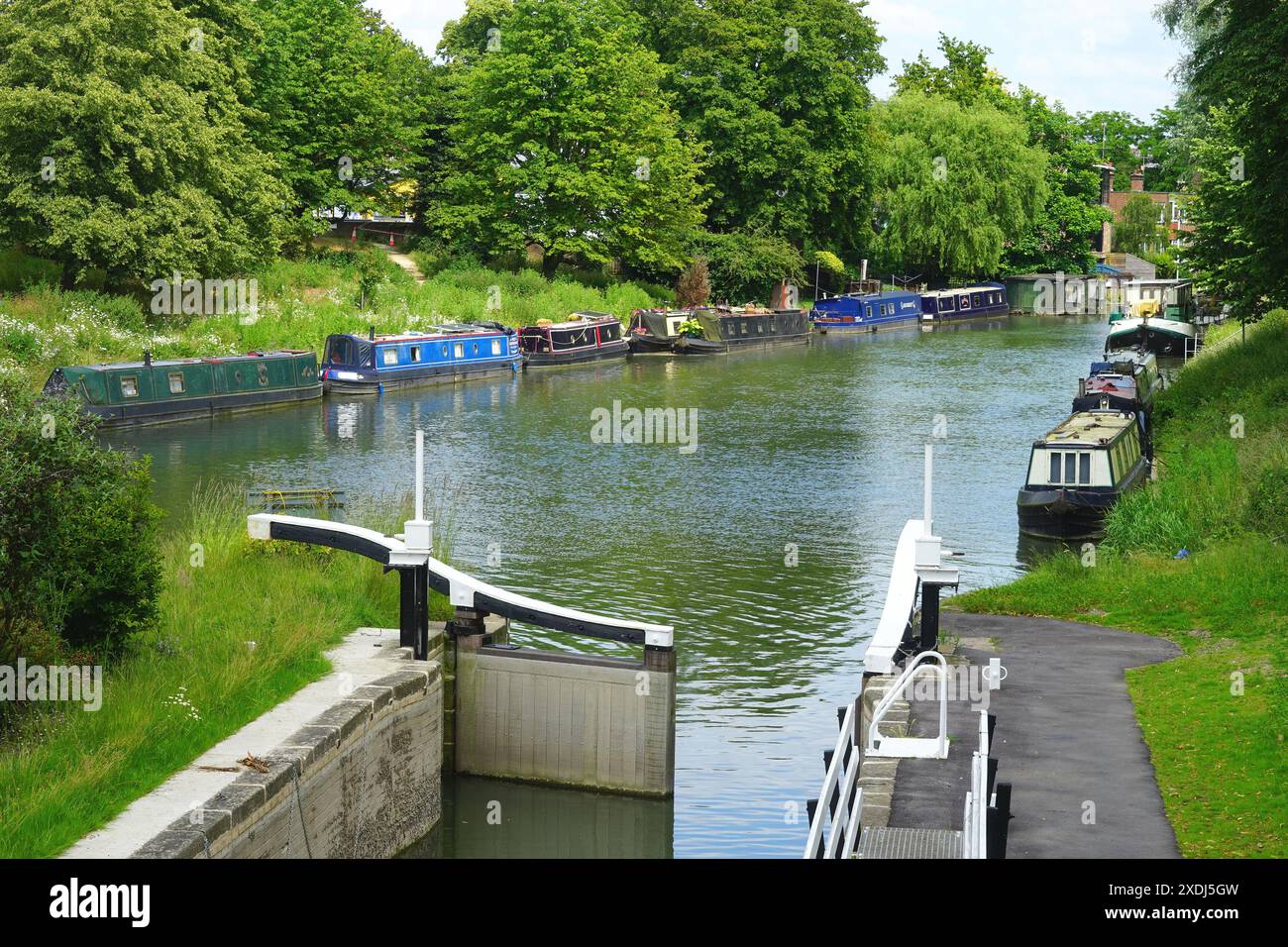 Jesus Lock at Cambridge Stock Photo - Alamy