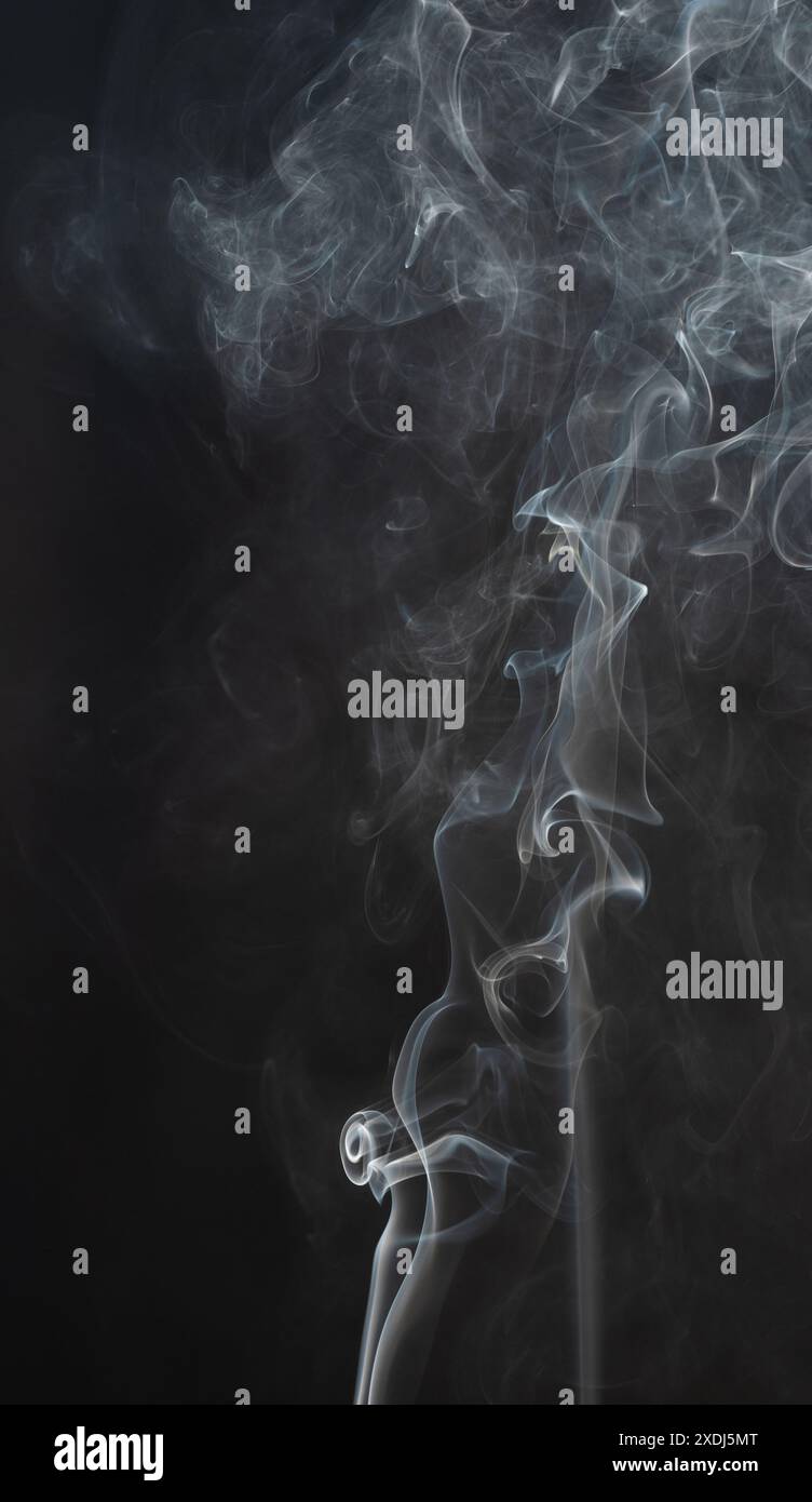 Smoke fog background close up view. Abstract swirl flow Stock Photo - Alamy