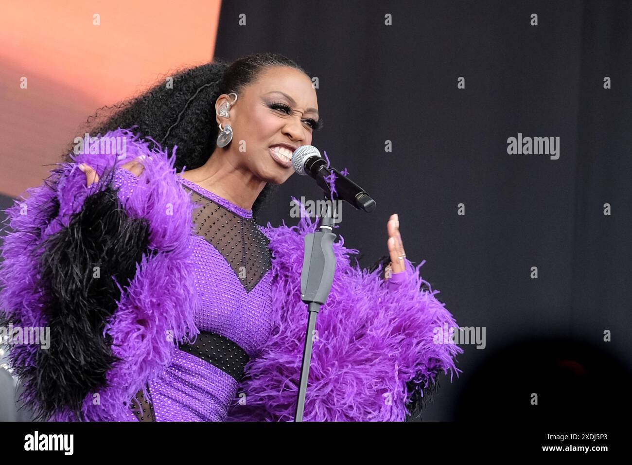 Newport, UK. 23rd June, 2024. British singer-songwriter and actor ...