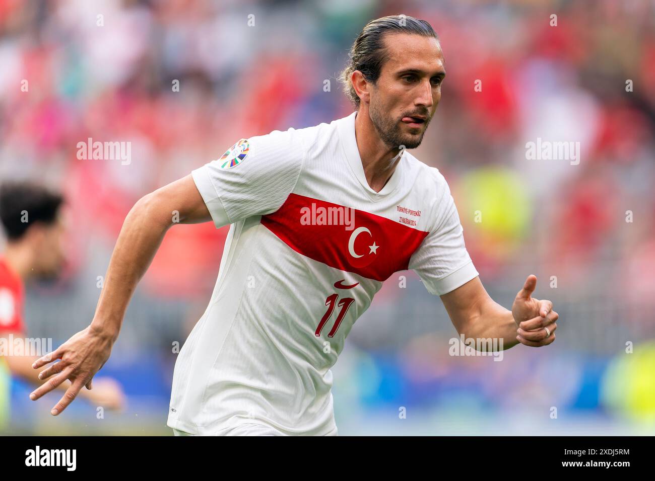 DORTMUND, GERMANY - JUNE 22: Yusuf Yazici of Turkiye looks on during ...