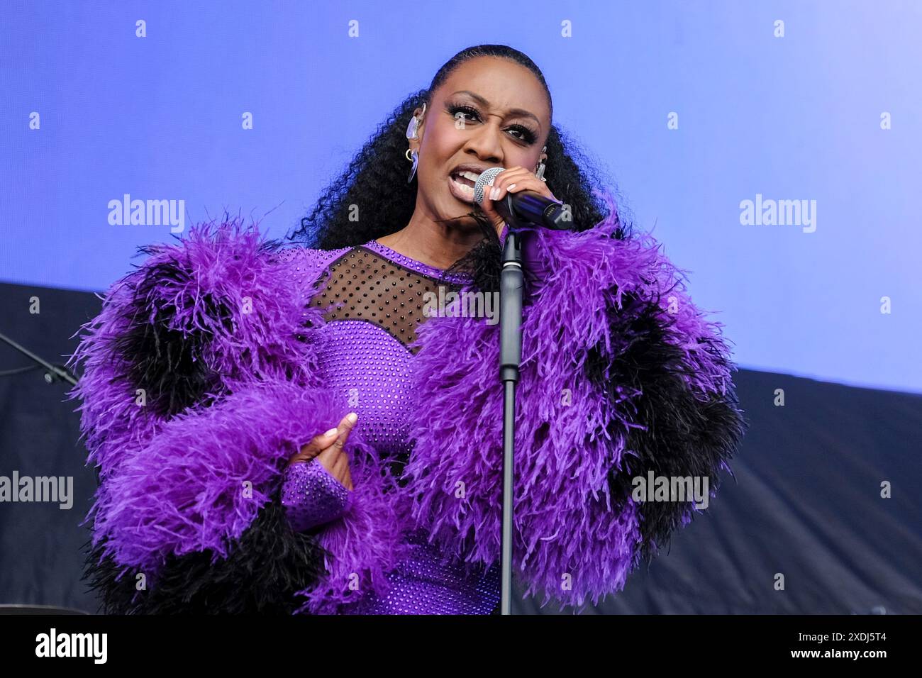Newport, UK. 23rd June, 2024. British singer-songwriter and actor ...