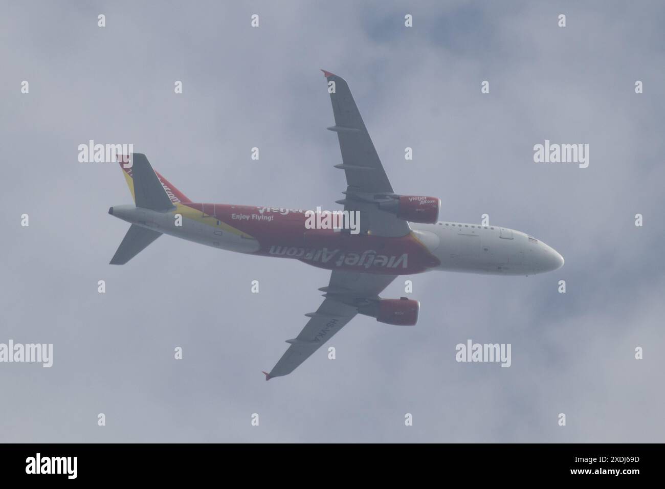 Chiangmai, Thailand - December 1 2023: HS-VKA A320-200 of Thai Vietjet ...