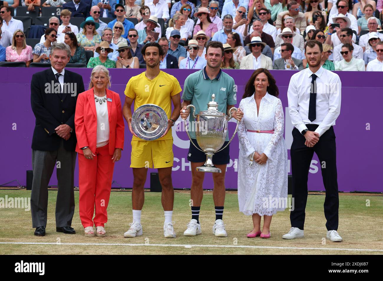 London, UK. 23rd June 2024; Cinch Championships, Queens Club, West ...