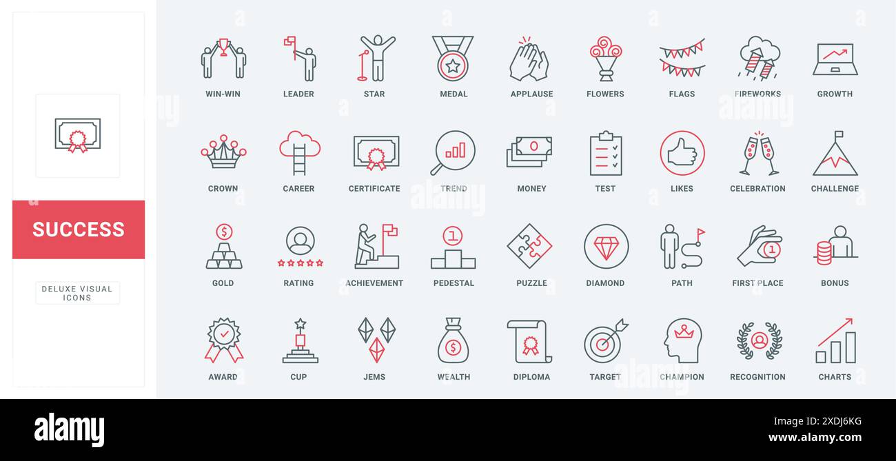 Business success awards, target prize for path, mission and challenge ...