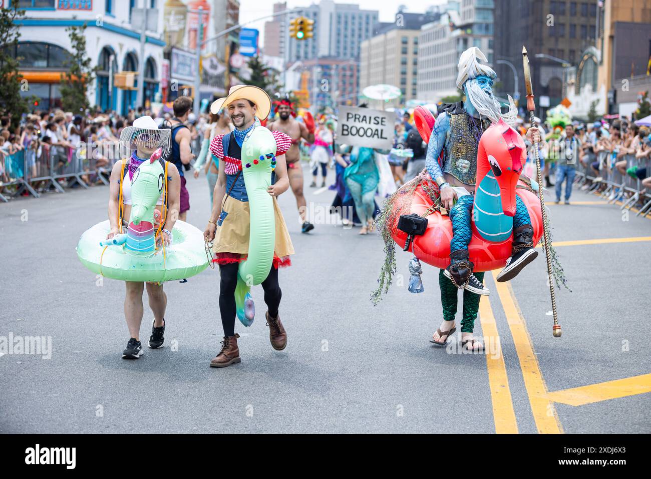 Participants of the 42nd Annual Mermaid Parade at Coney Island in New ...