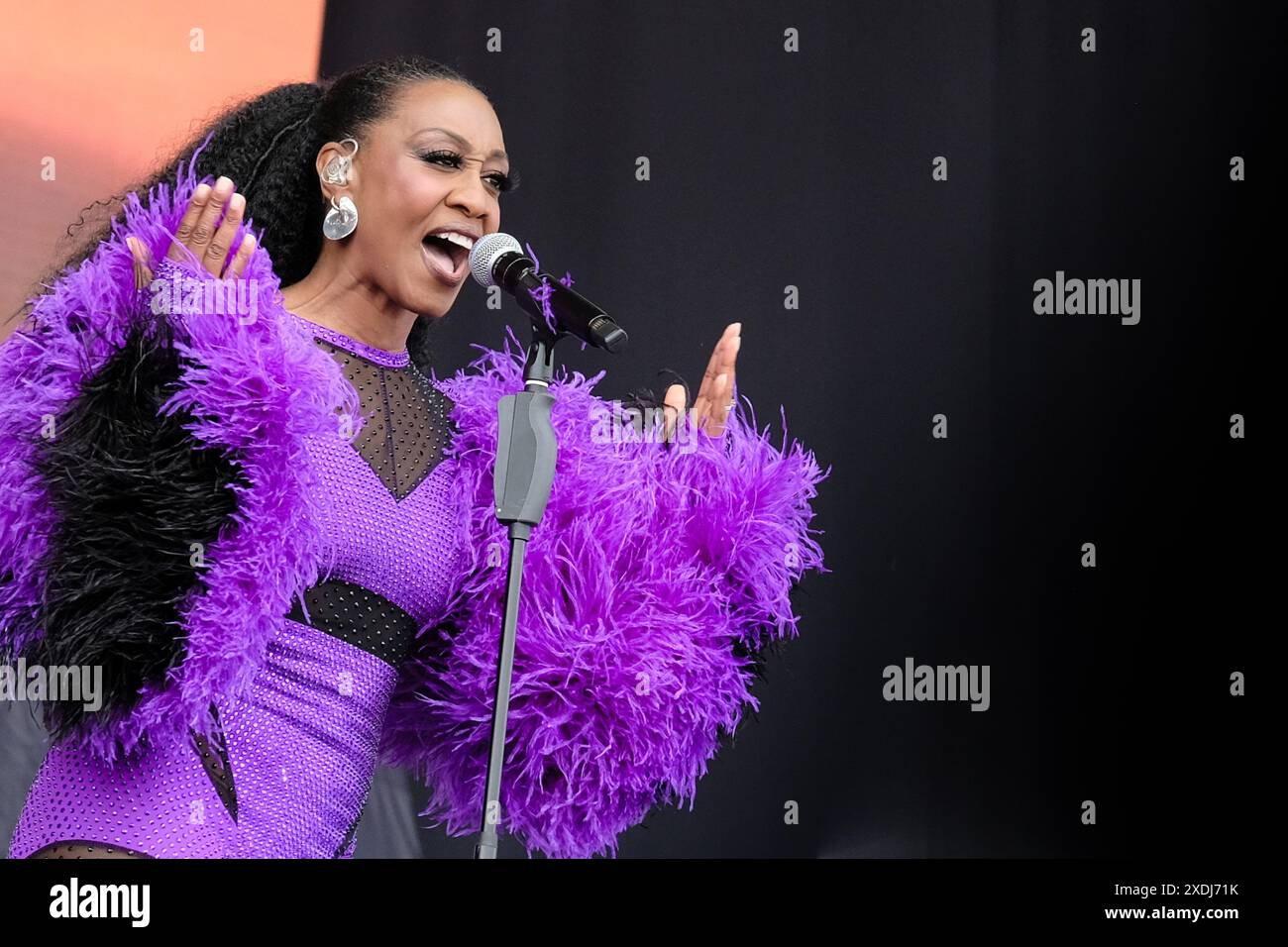 British singer-songwriter and actor, Beverley Anne Smith known by her ...
