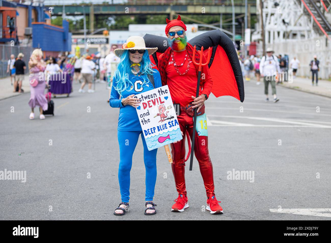 Participants of the 42nd Annual Mermaid Parade at Coney Island in New ...