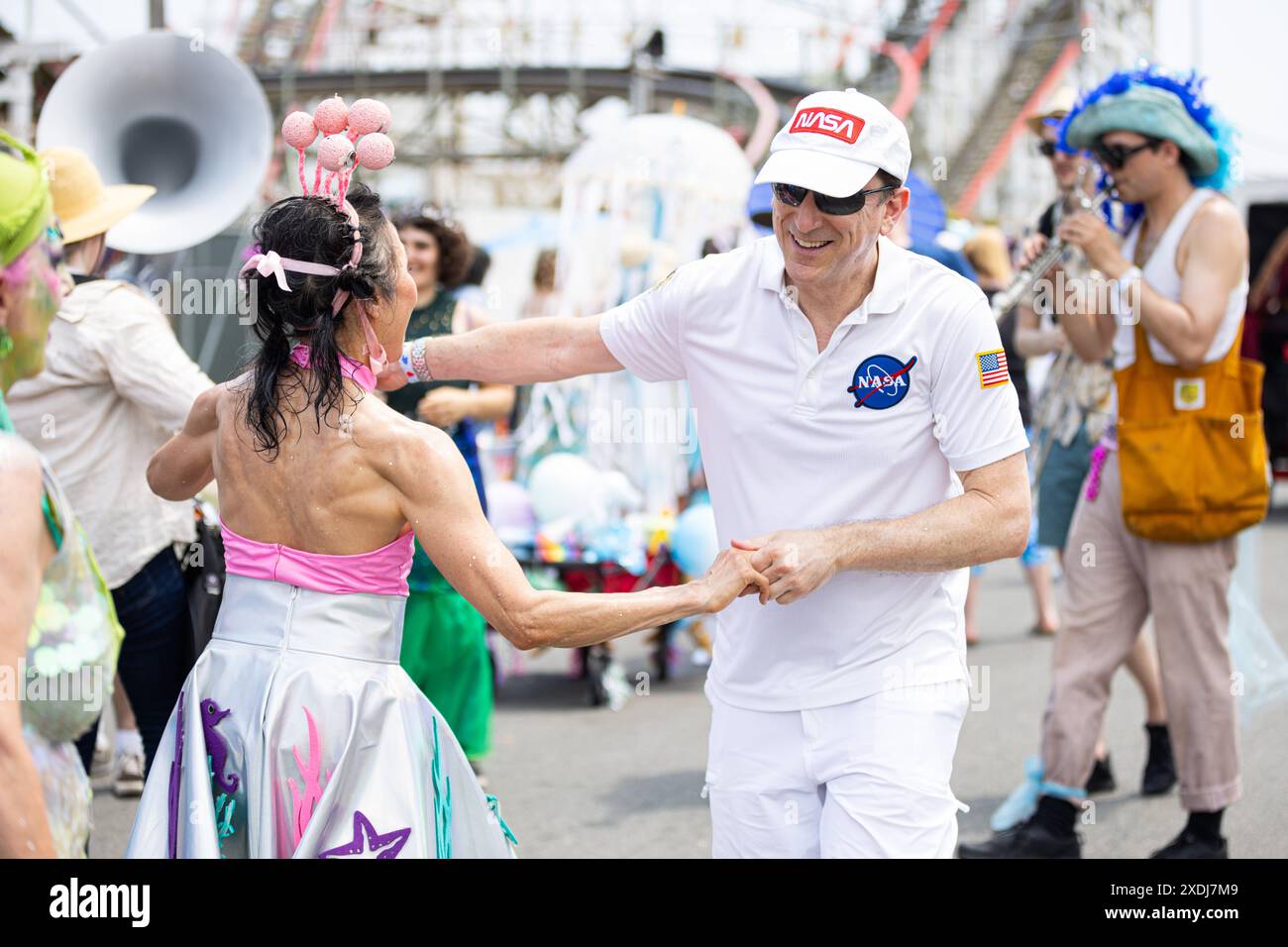 Participants of the 42nd Annual Mermaid Parade at Coney Island in New ...
