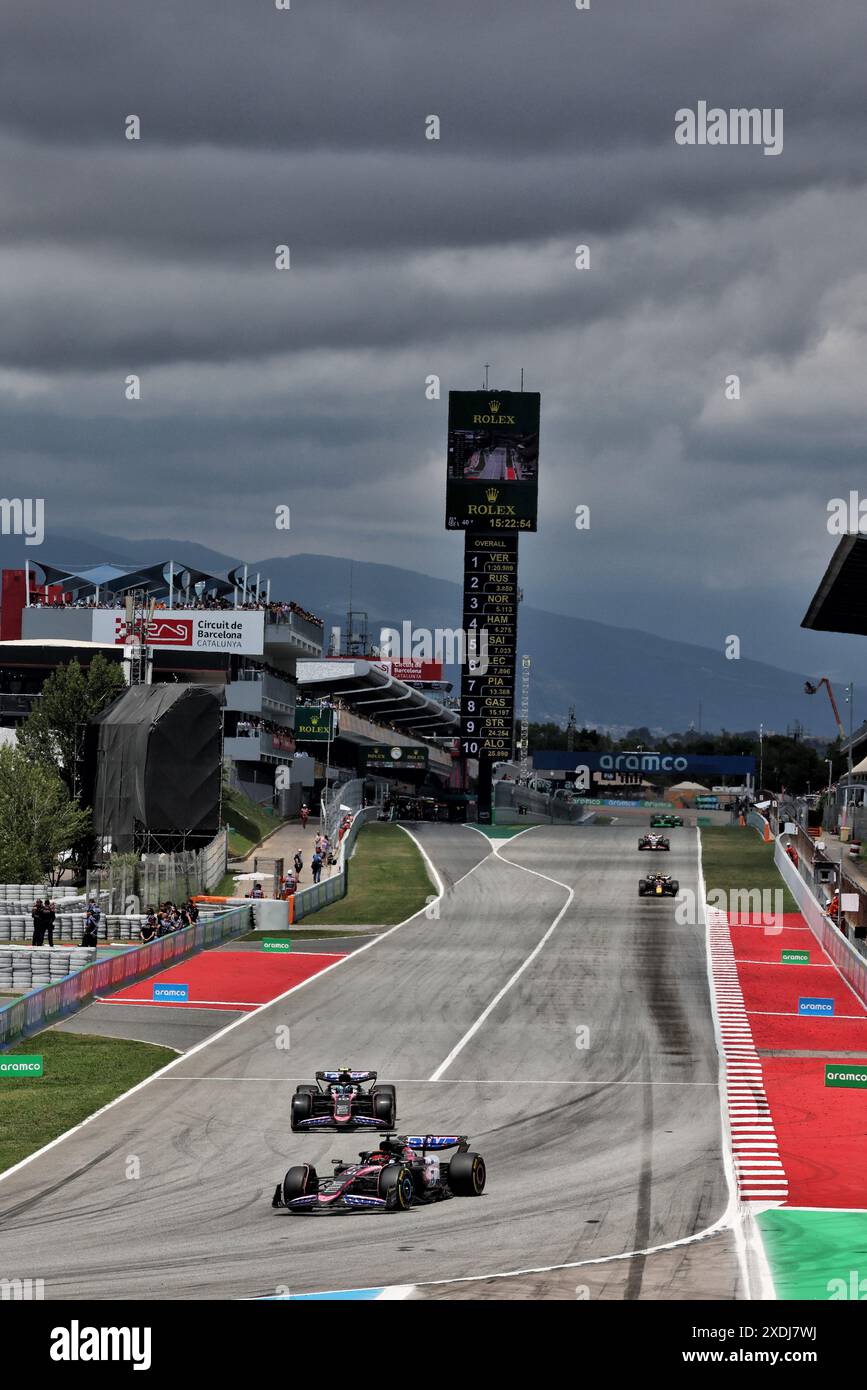 Esteban Ocon (FRA) Alpine F1 Team A524. Formula 1 World Championship, Rd 10, Spanish Grand Prix ...