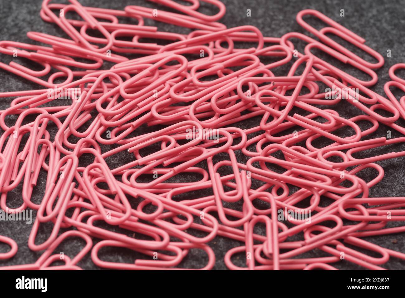Colorful heap of paper clips - good office background Stock Photo - Alamy