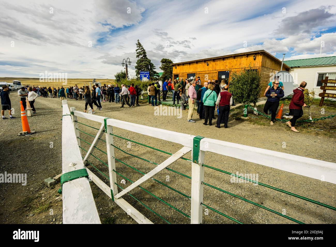 border with Chile, Republic of Argentina, Patagonia, southern cone ...