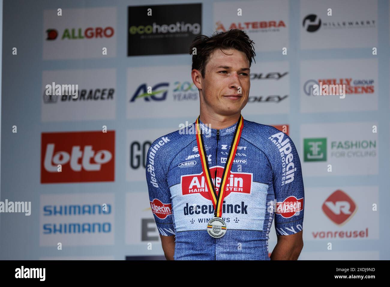 Zottegem, Belgium. 23rd June, 2024. Belgian Jasper Philipsen of Alpecin ...