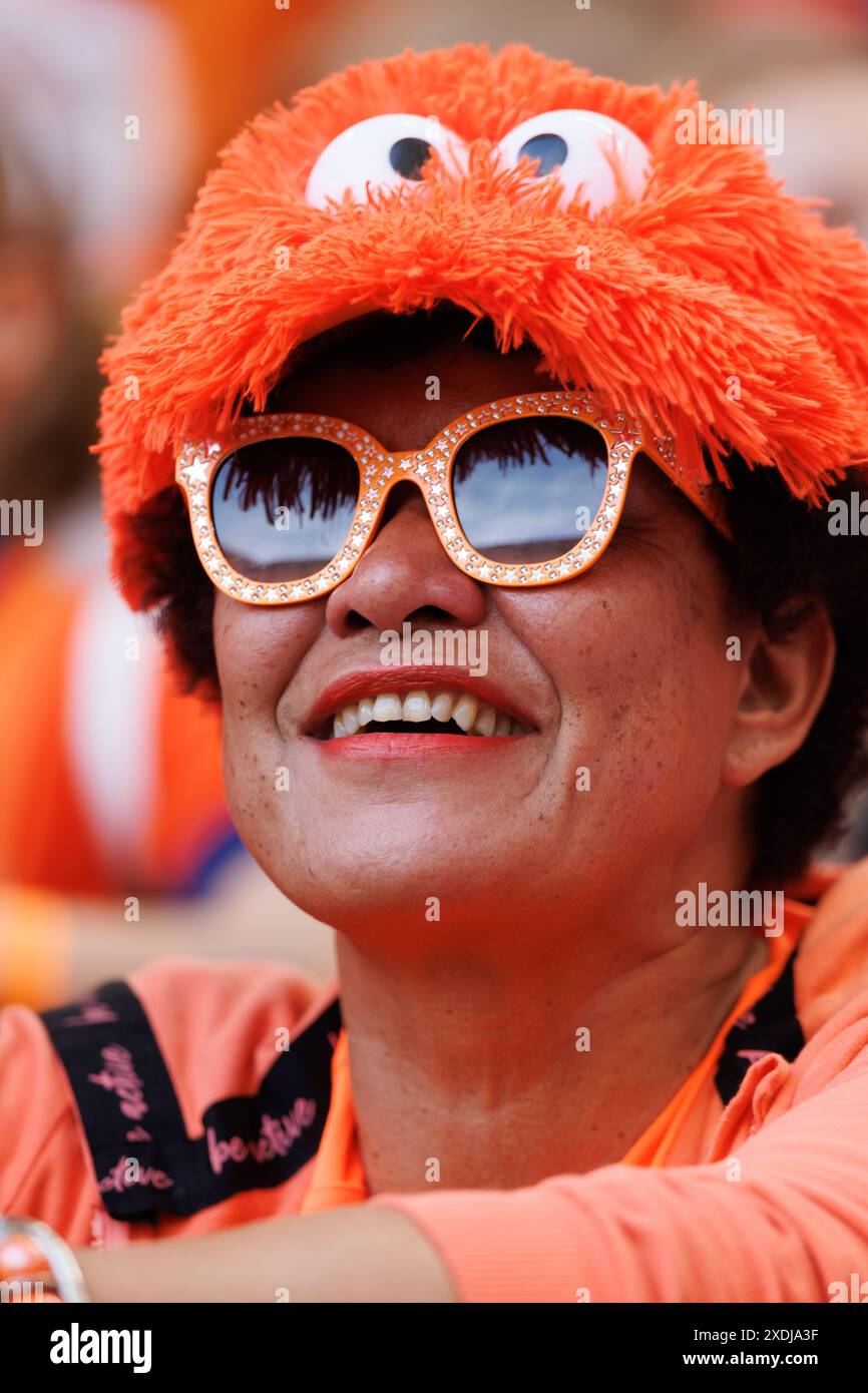 Dutch fans during UEFA Euro 2024 game between national teams of Poland ...