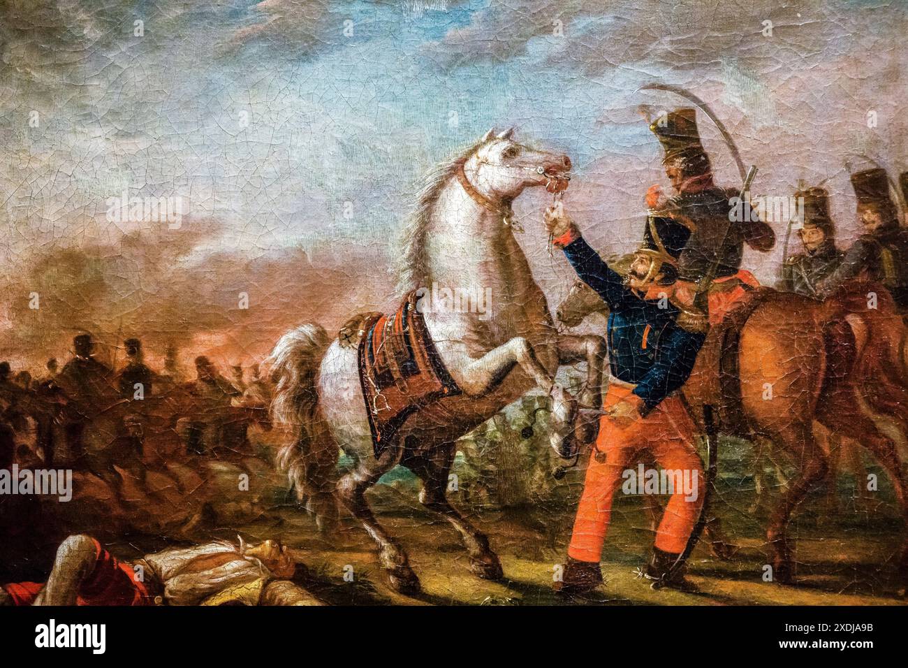 Carlos Morel, Cavalry Charge, 1829, oil on canvas, National Museum of ...