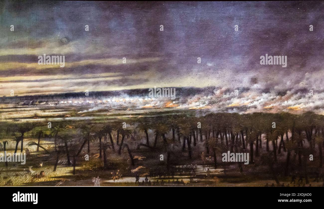 Candido Lopez, Yatayti Cora, July 2, 1866, 1866, oil on canvas ...