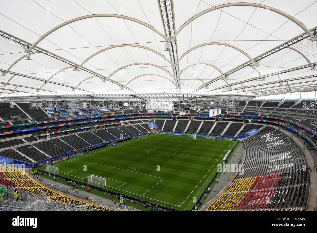 A general view of the inside of the stadium before the UEFA Euro 2024 ...