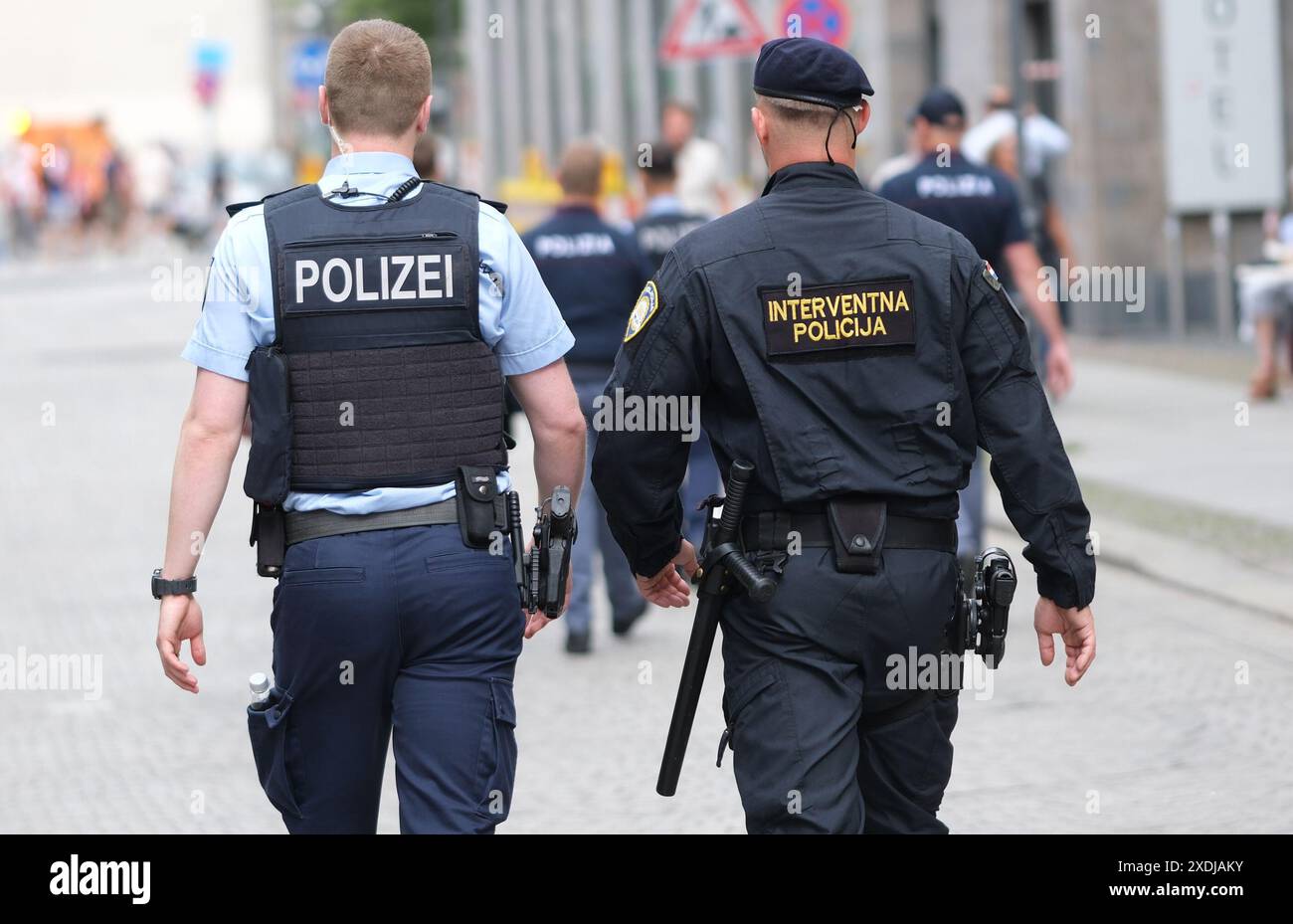 23 June 2024, Saxony, Leipzig: Soccer, UEFA Euro 2024, Leipzig. A ...