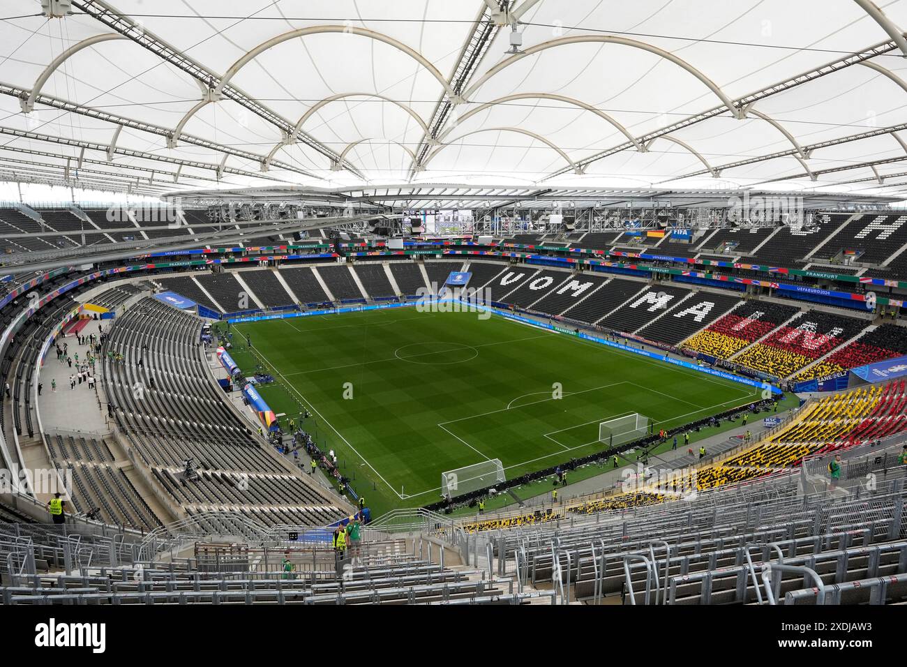 A general view of the inside of the stadium before the UEFA Euro 2024 ...