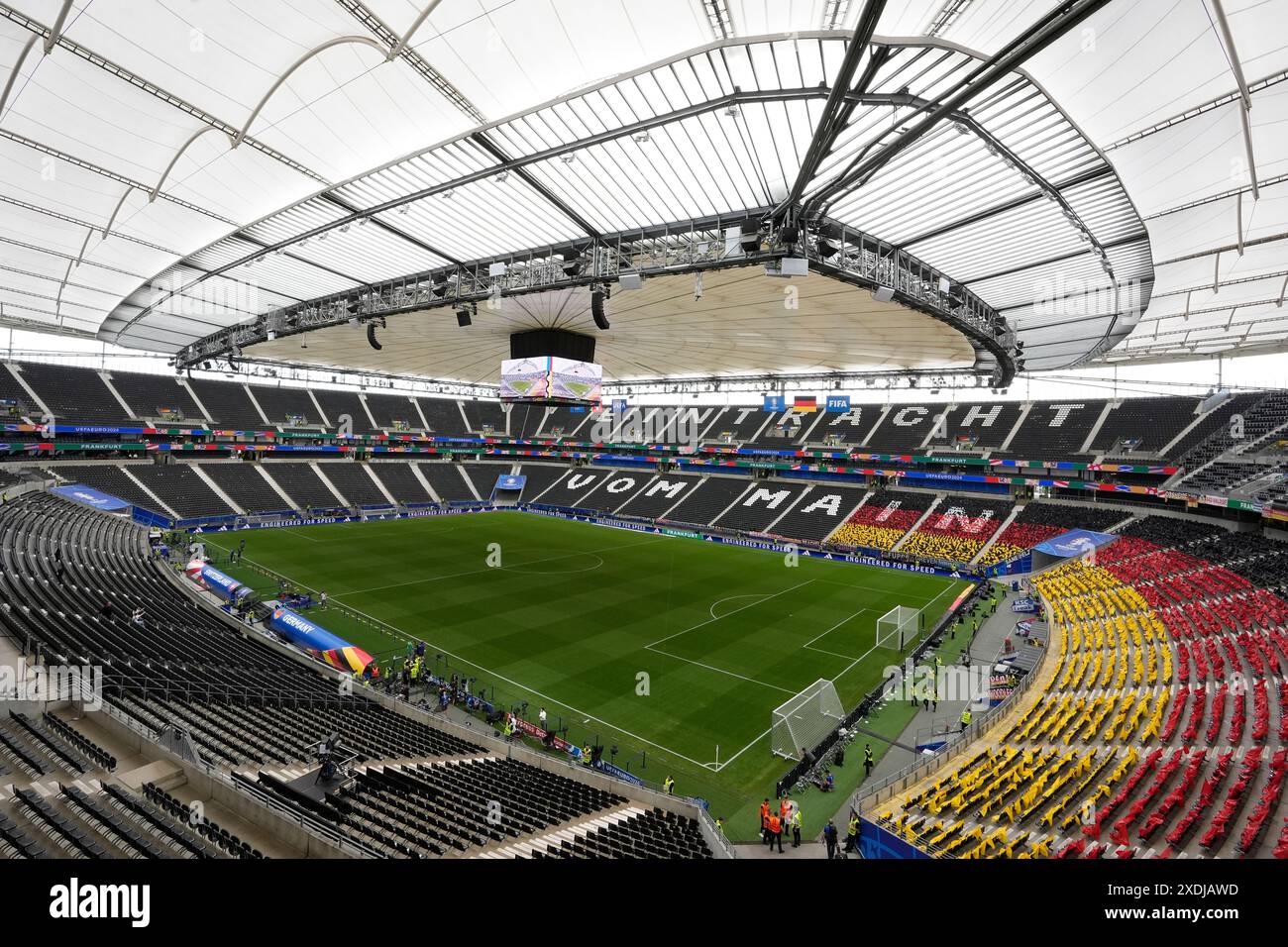 A general view of the inside of the stadium before the UEFA Euro 2024 ...
