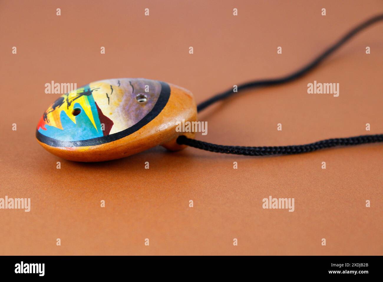 Ocarina, handmade clay musical instrument Stock Photo - Alamy