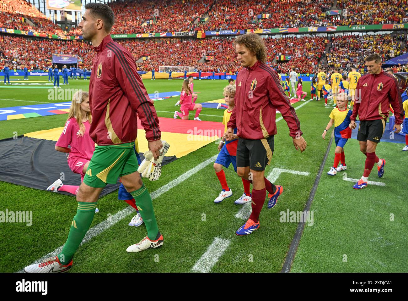 Cologne, Germany. 22nd June, 2024. goalkeeper Koen Casteels (1) of ...